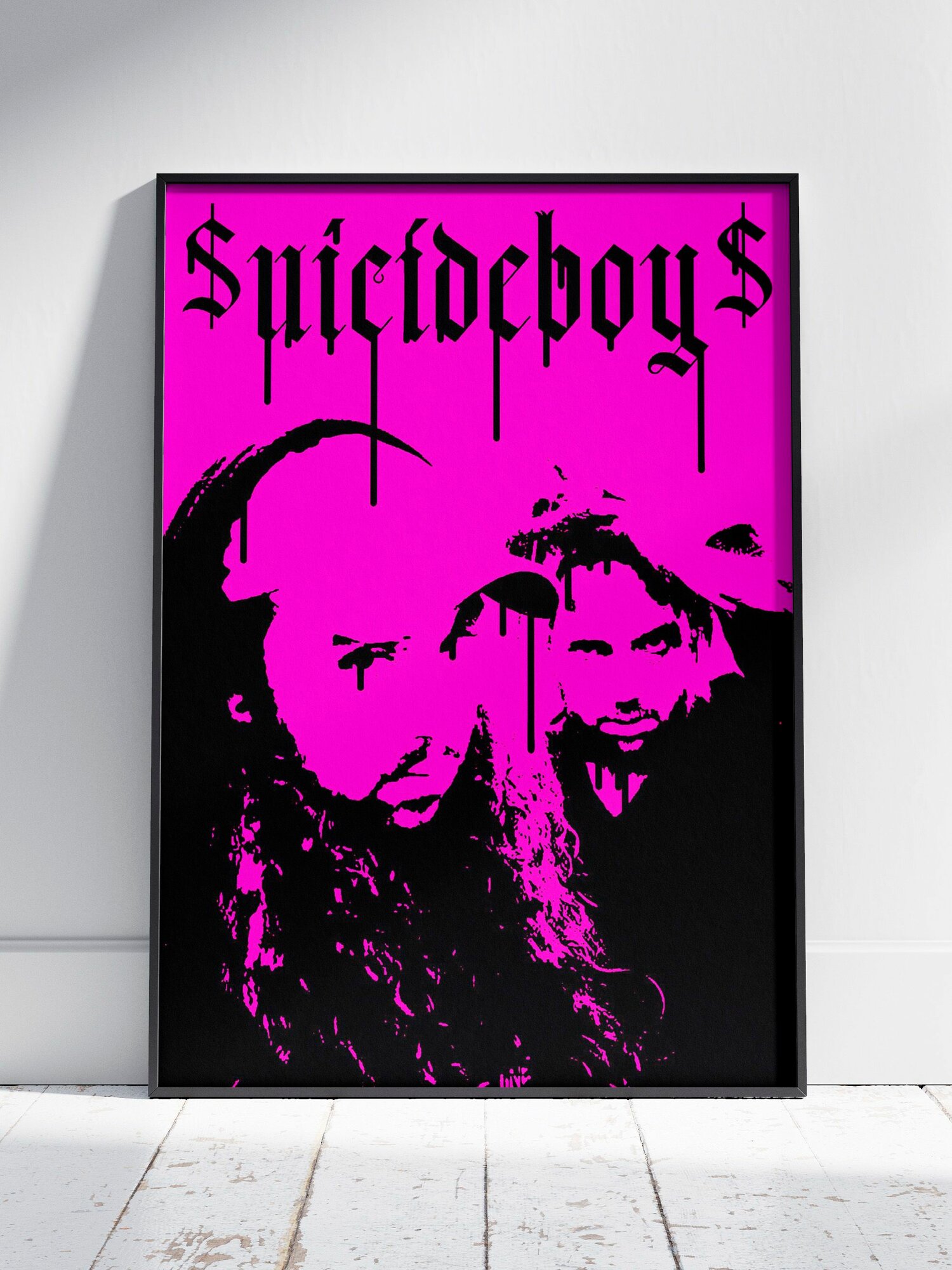 Плакат на стену для интерьера SUICIDEBOYS (Suicide Boys - Суисайд Бойс 36) - Постер по музыке и артисту формата A3 (30x42 см)