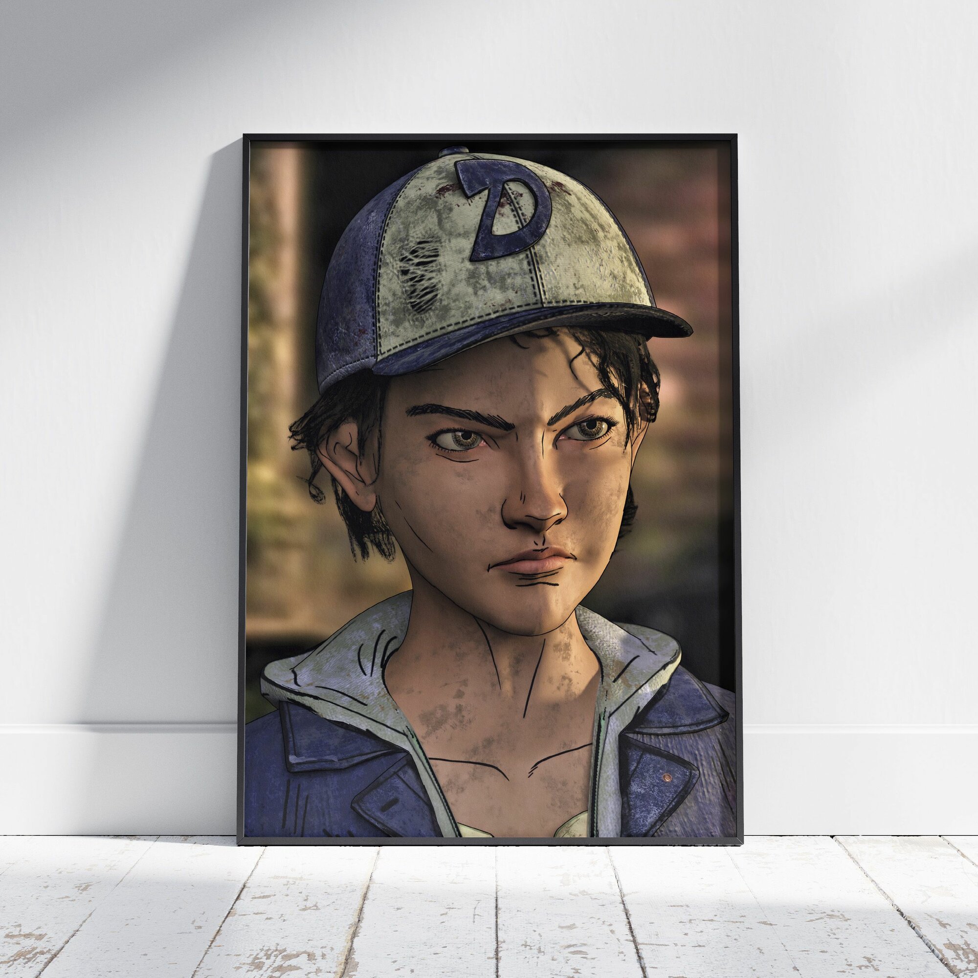 Плакат на стену для интерьера The Walking Dead (Клементина 8) - Постер по игре формата А3 (30x42 см)