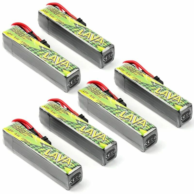 Литиевая батарея LAVA II 3S 580mAh/680mAh 95C 11.4V Battery XT30
