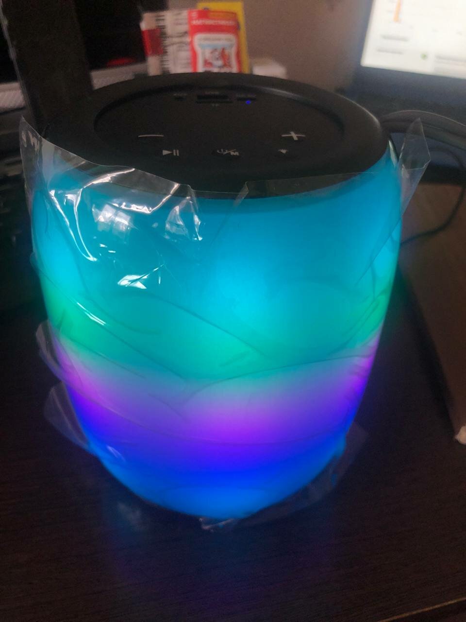 Светодиодная Bluetooth колонка, LED Bluetooth Speaker ET-F36