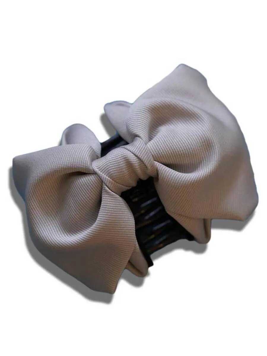 Benten Hair Clip Крабик тканевый (серый) 1 шт