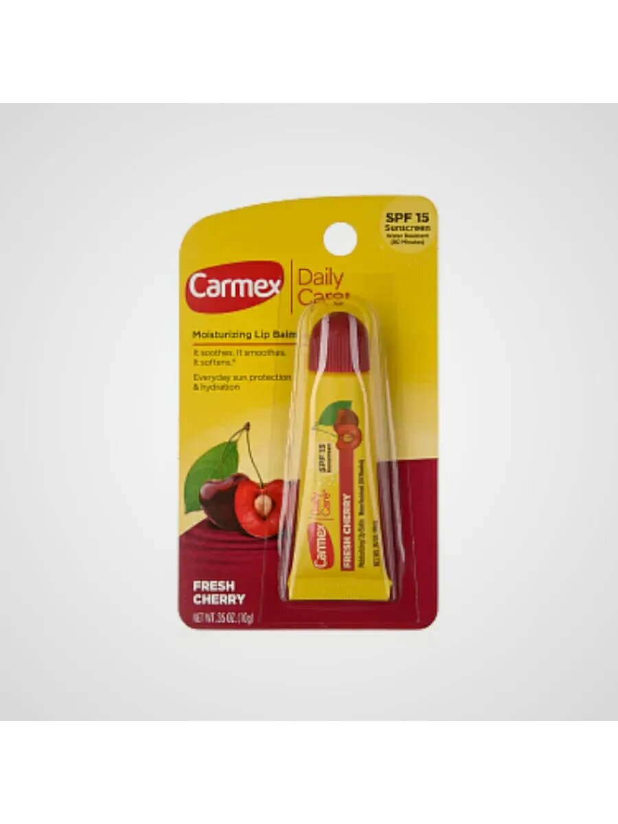Carmex Cherry Moisturizing Lip Balm Бальзам 10 гр
