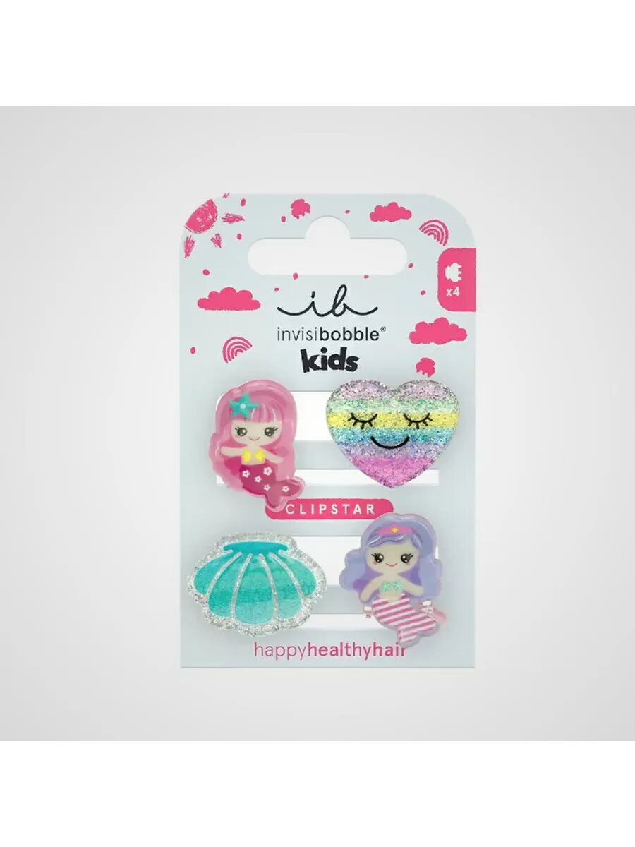 INVISIBOBBLE CLIPSTAR KIDS Mermaid Dreams Заколка 4 шт