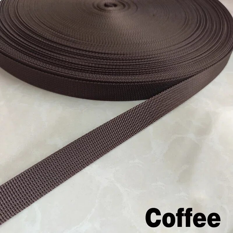 Полиэстерная лента 10 мм Coffee