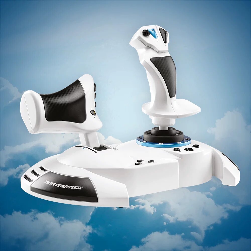 Thrustmaster T.Flight Hotas One джойстик белый совместимый с Xbox и PC для Microsoft Flight Simulator