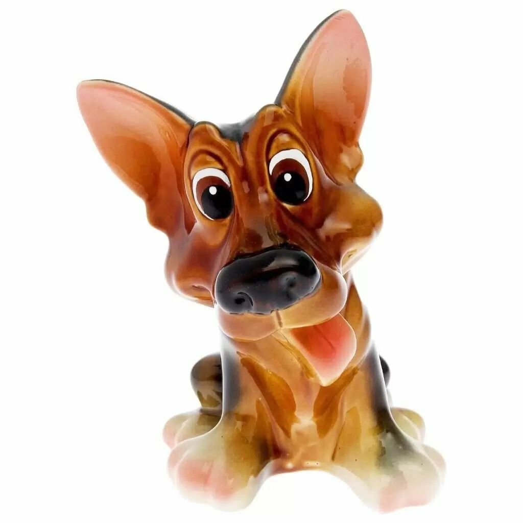 Копилка Овчаренок 25 см из гипса — оригинальный предмет интерьера и декор для дома, отличный подарок для детей и взрослых.