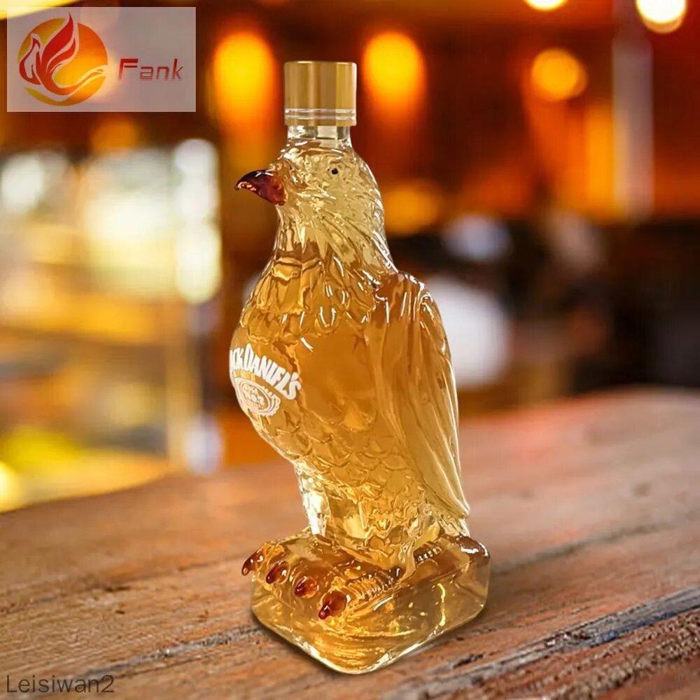 Бутылка Jack Daniel's в форме орла 1 шт. Стеклянная бутылка для алкогольных напитков — фото 1