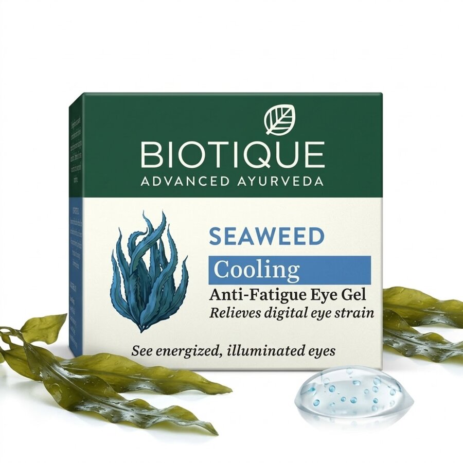 Гель для кожи вокруг глаз Морские водоросли Seaweed Biotique 15 г