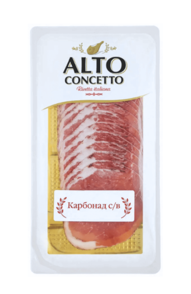 Гастрономия Деликатесофф Колбаса Альто Консетто Карбонад нарезка 100 гр