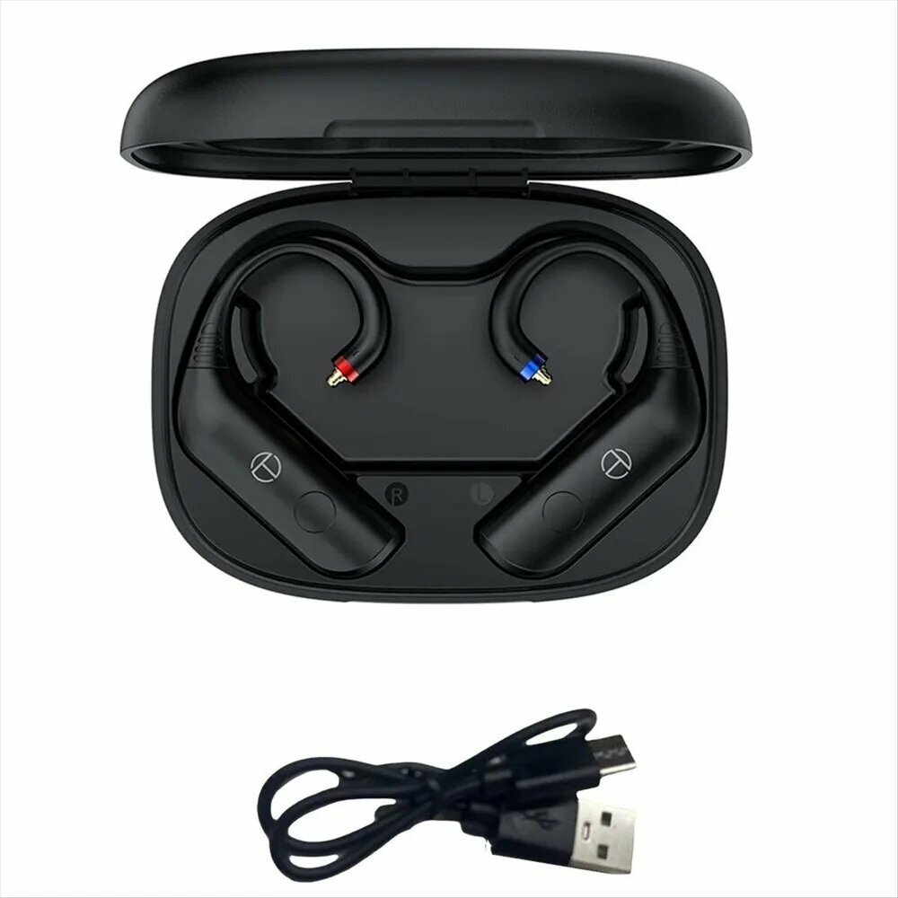 Беспроводные Bluetooth 5.3 HiFi наушники BT20 Pro-MMCX с модернизированным кабелем и сменным штекером, а также заушным креплением.