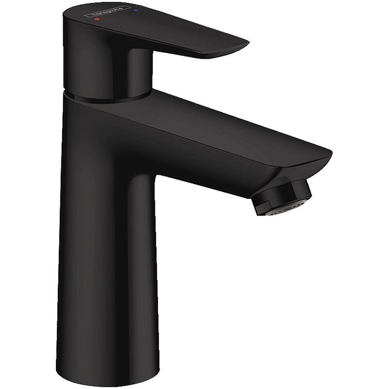 Смеситель для раковины Hansgrohe Talis E 71710670 черный матовый, рычажное управление, латунь