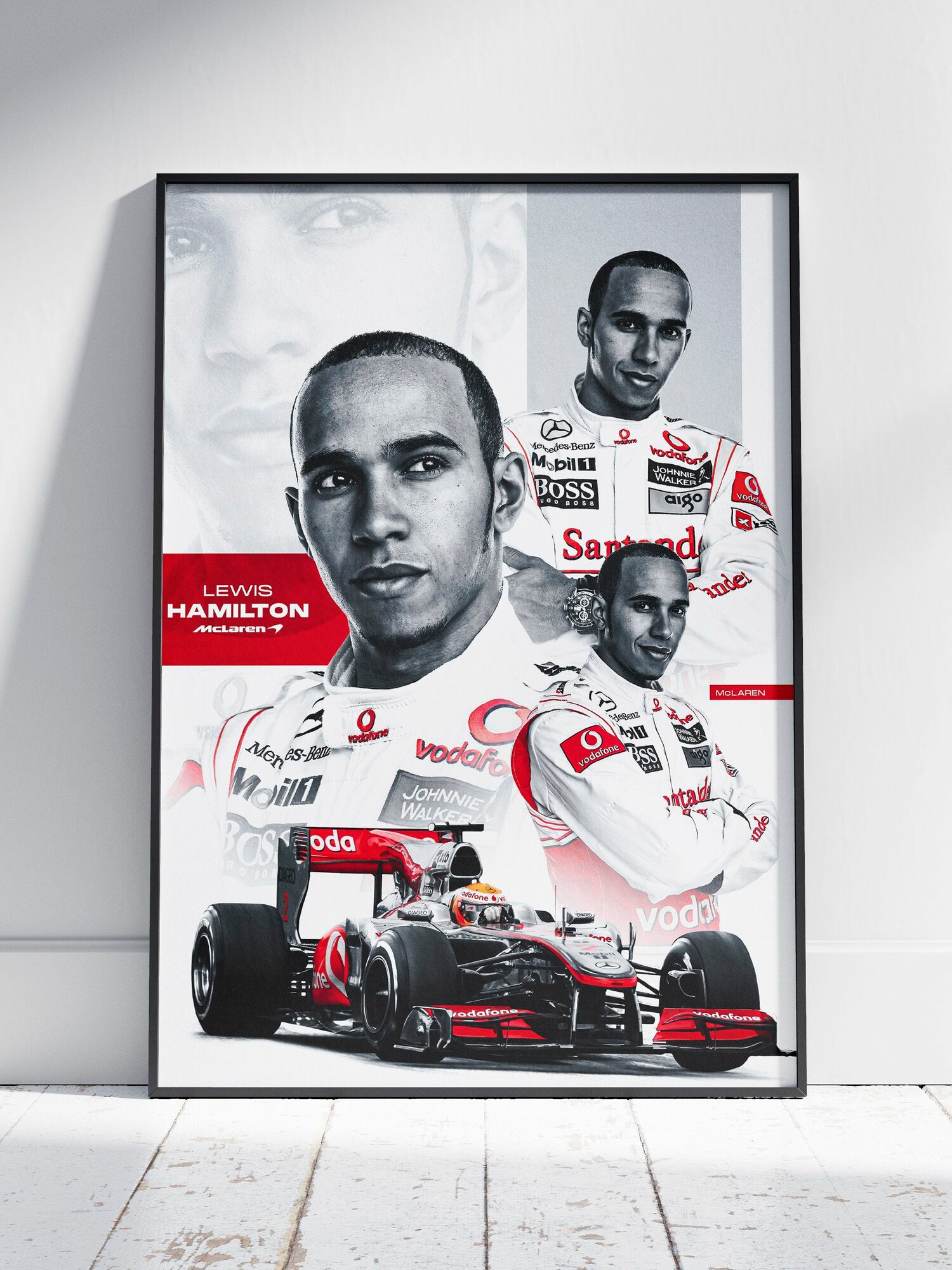 Плакат на стену для интерьера Льюис Хэмилтон (Lewis Hamilton 19) - Постер по спорту и физической активности формата A4 (21x30 см)