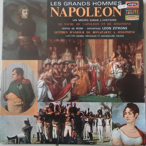 Robert Miquel, Leon Zitrone, Daniel Ceccaldi, Jacqueline Valois - Les Grands Hommes - Napoleon 2LP VG+