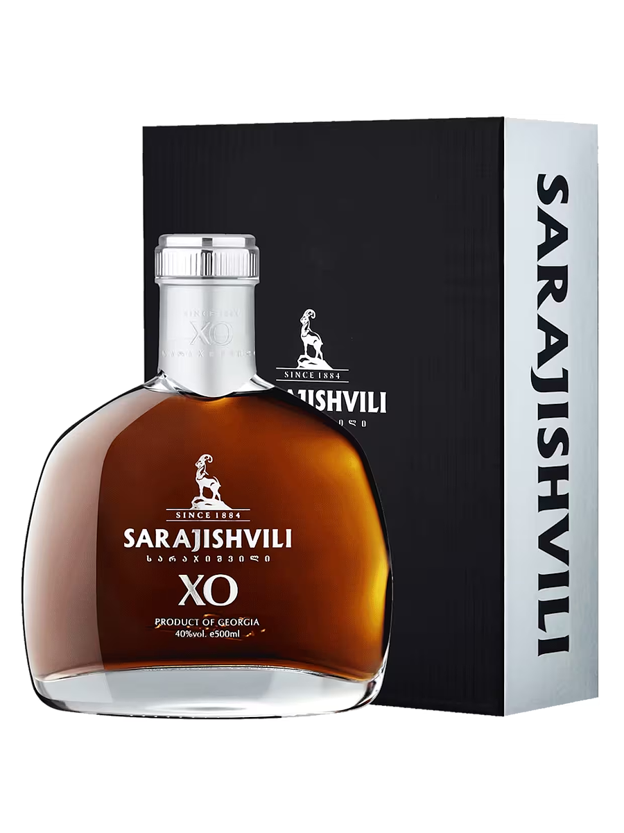 Коньяк "Sarajishvili" ХО, 10 лет, 0,5 л, в подарочной упаковке