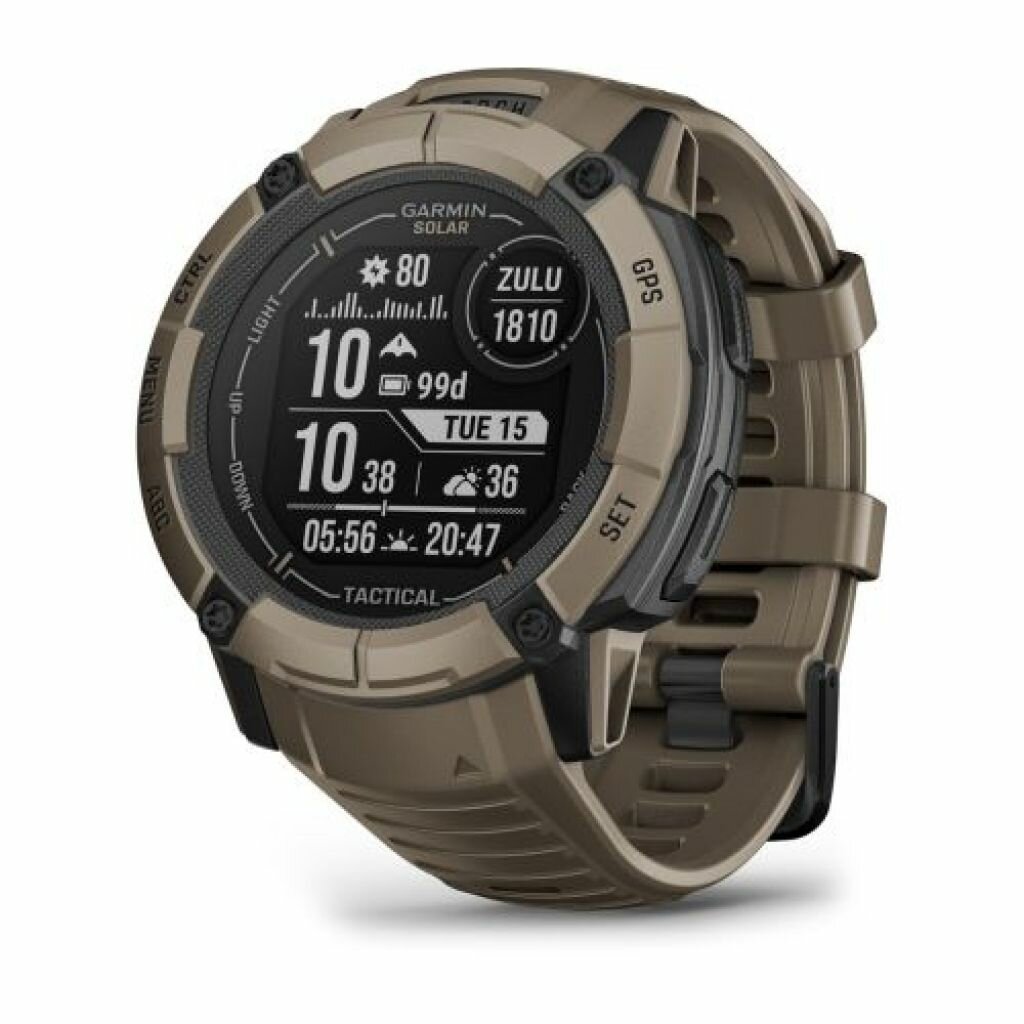 Умные часы Garmin Instinct 2X Solar, Tactical Coyote (010-02805-02)