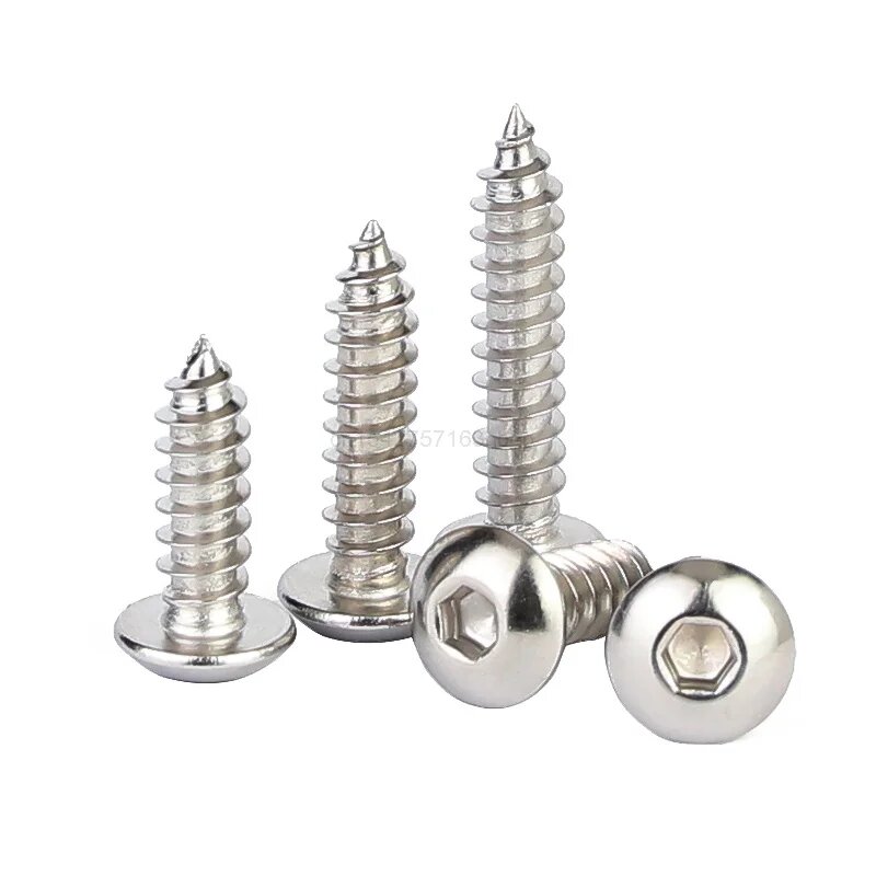Винты шестигранные нержавеющая сталь M3-M6 6-50мм 20pcs M4, 25mm
