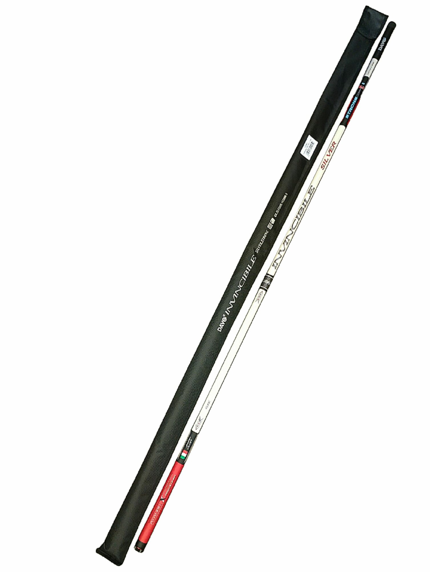 Удилище телескопическое Dayo Invincibile Silver Strong 500см (5.0м) 5-35гр, без колец.