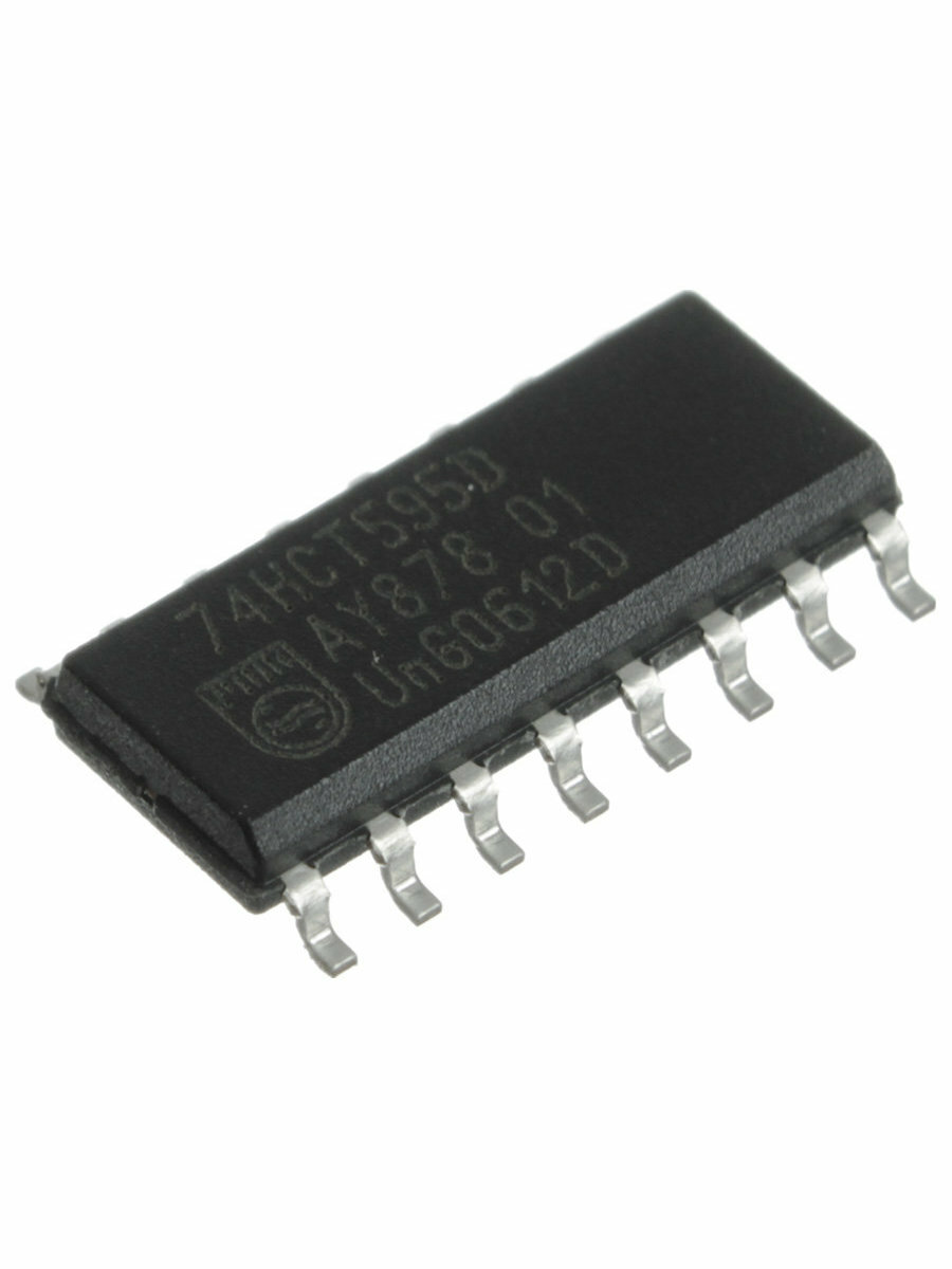 Микросхема 74HCT595D (ИР52) SO16 Philips