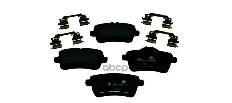 Тормозные колодки дисковые, задняя ось HELLA арт. 8DB355019-741