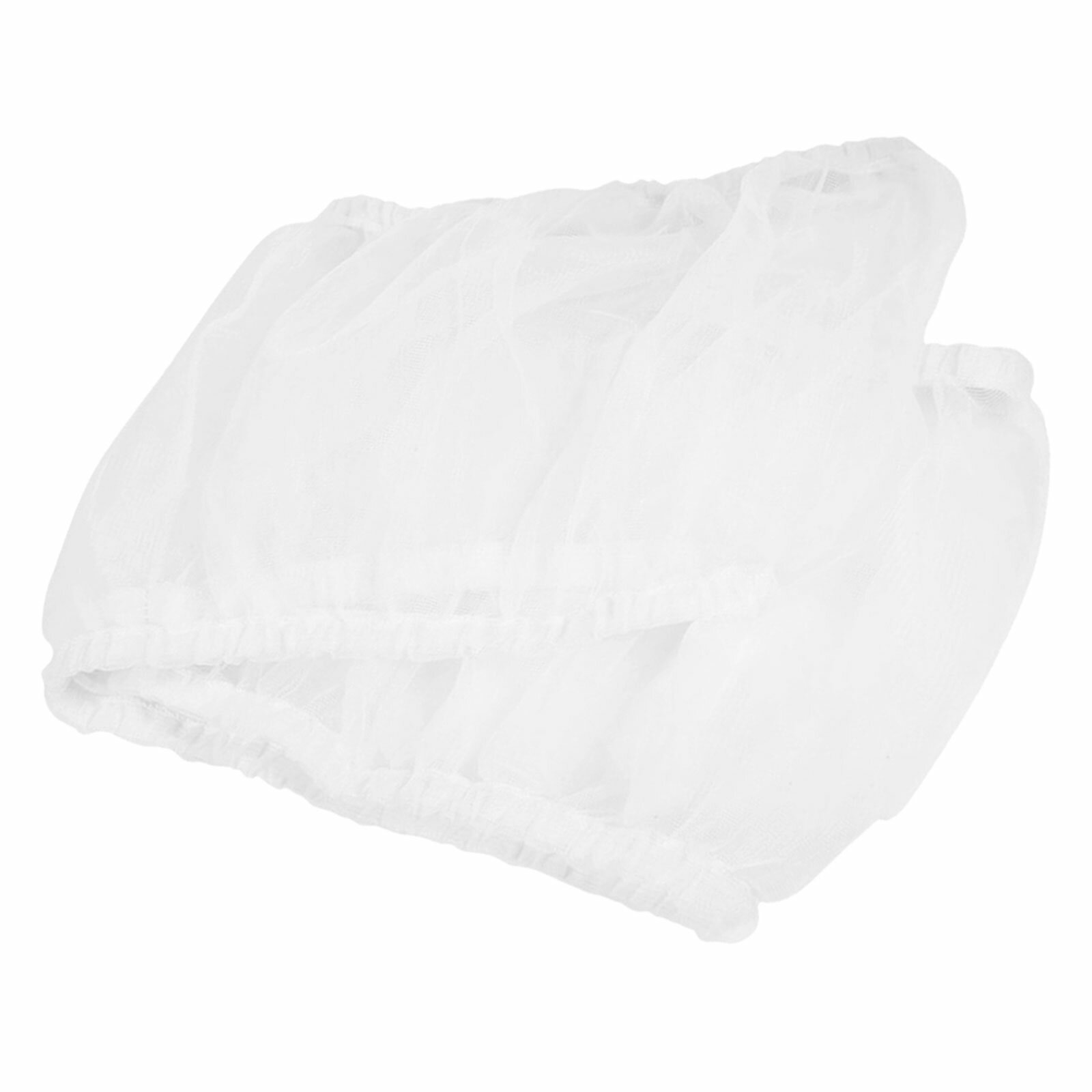 Универсальный нейлоновый сетчатый чехол для клетки попугаев, защитная сетка, пылезащитная сетка (белый, размер XL, окружность (150-210), высота 35 см)