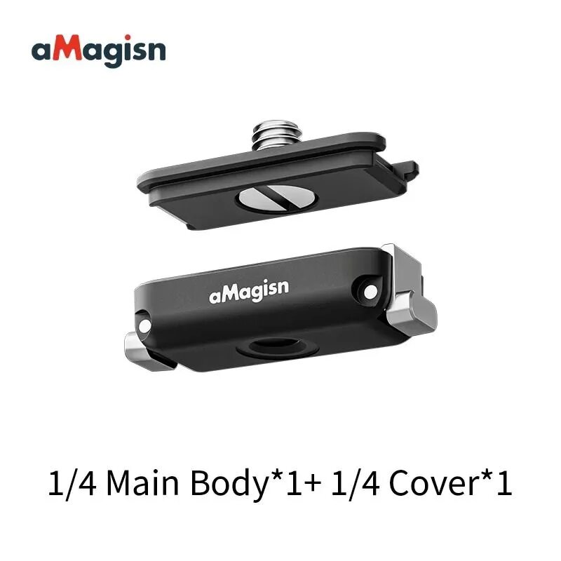 Универсальный быстросъемный комплект aMagisn для экшн-камеры Gopro Hero 13 12 Insta360 X4, мини-металлическое крепление для аксессуаров камеры