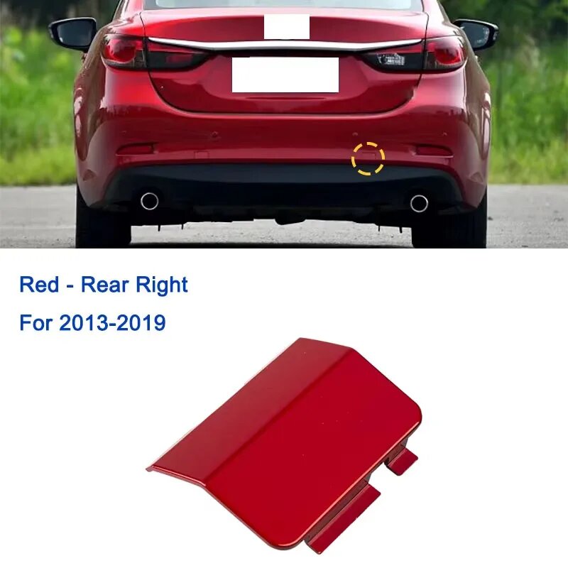 Крышка буксировочного крюка MAZDA 6 Atenza Red Right 2013-2019