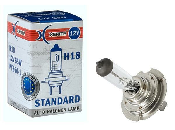 Лампа H18 12V 65W (PY26d 1) 3200K STANDARD / Xenite / 1007147