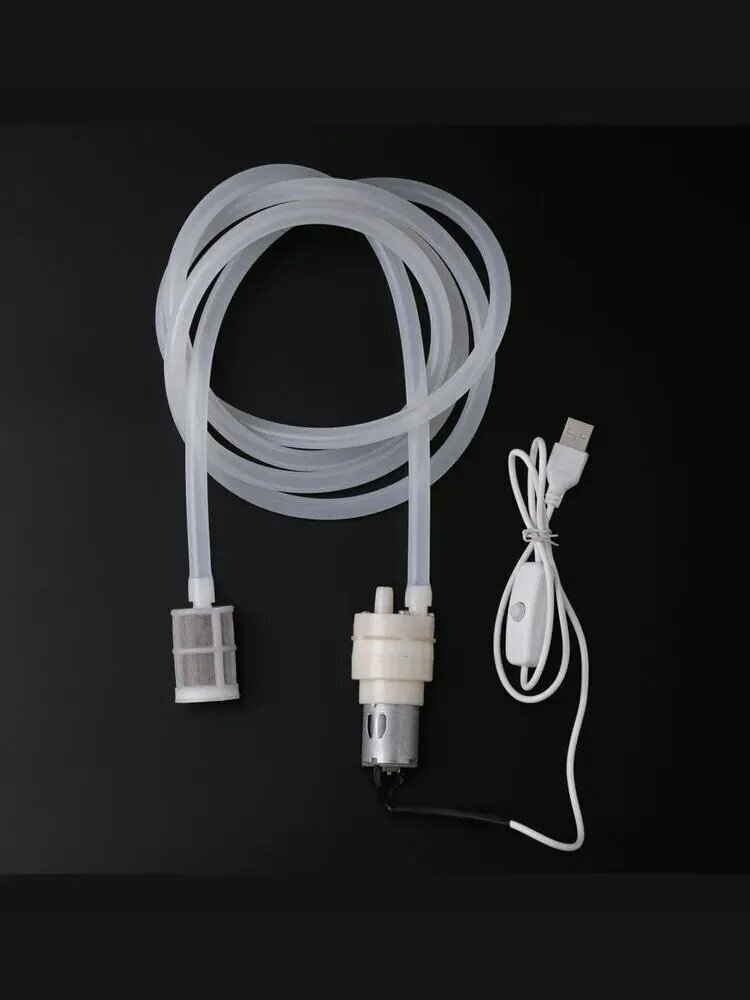 Сифон электрический с насосом и фильтром, USB