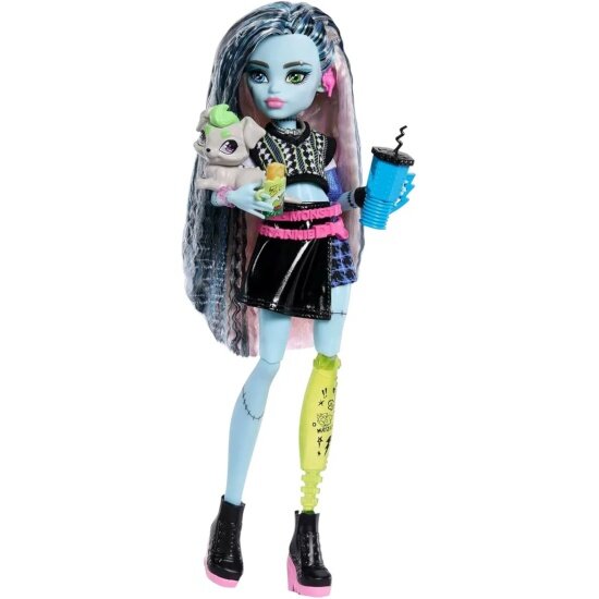 Кукла Monster High JHK31 с питомцем, серия Frankie