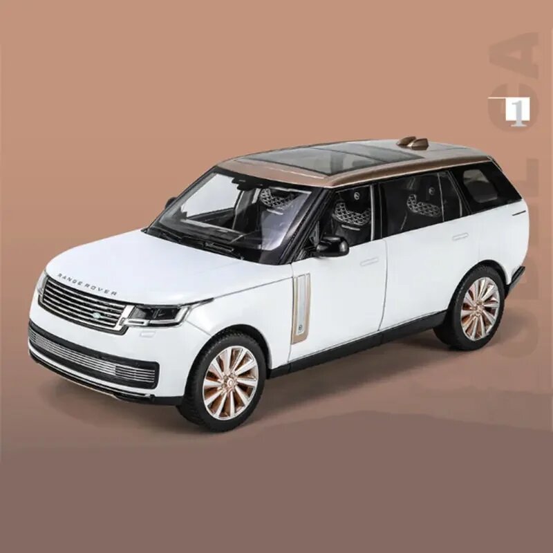 Модель автомобиля Land Range Rover SUV 1:18, цвет A White