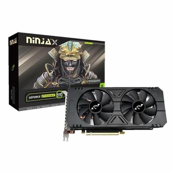 Видеокарта Ninja RTX2060 6GB GDDR6 192bit DVI DP HDMI 2FAN RTL