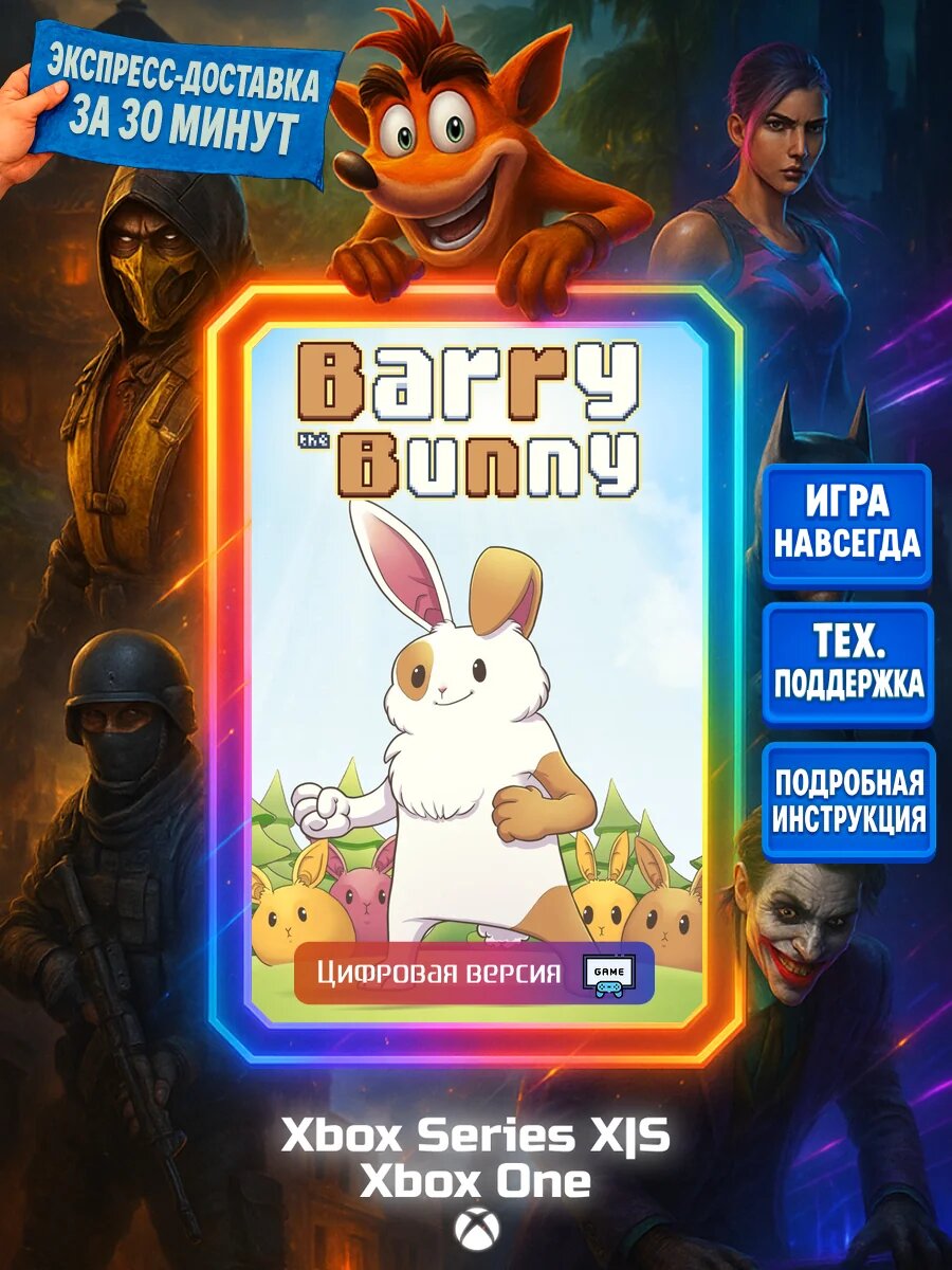 Barry the Bunny Series X|S, One Цифровая версия игры | Доставка на почту