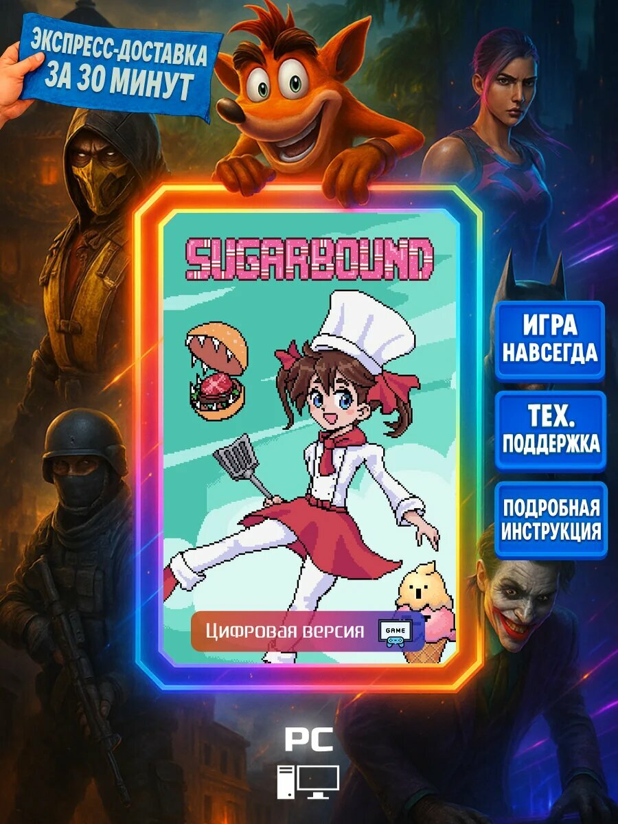 Sugarbound PC Цифровая версия игры | Доставка на почту
