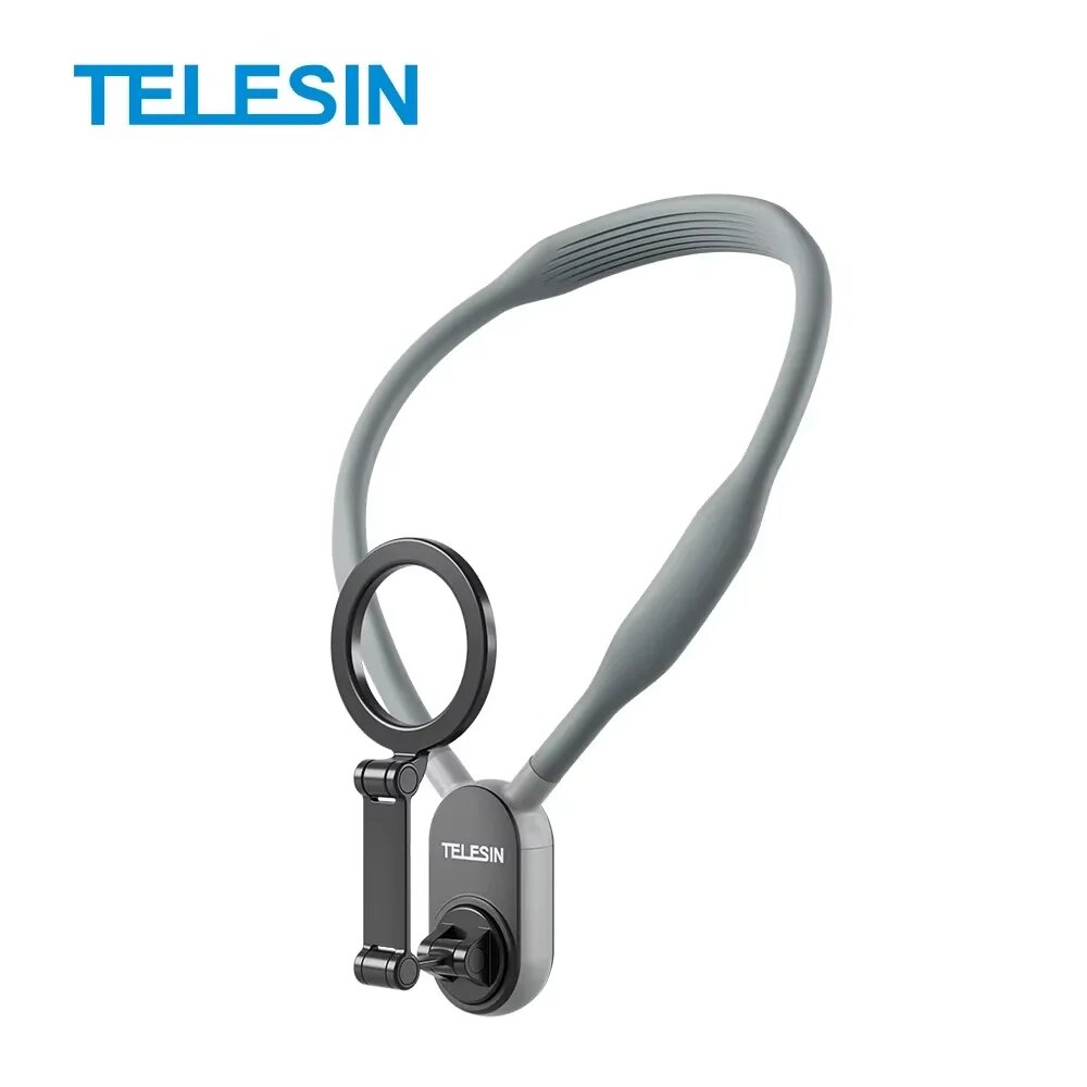TELESIN держатель на шею с LED, серый