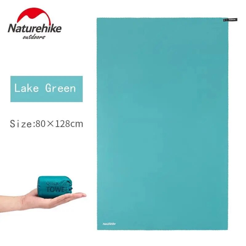 Naturehike Полотенце Lake Green 80x128см