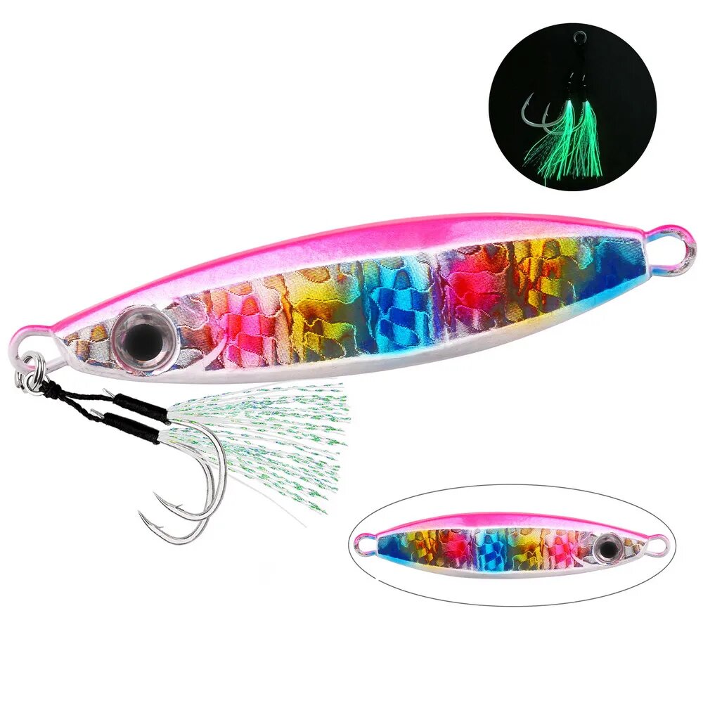 Джиг-приманка металлическая 100G, 9.4CM, Цвет H-With Hook