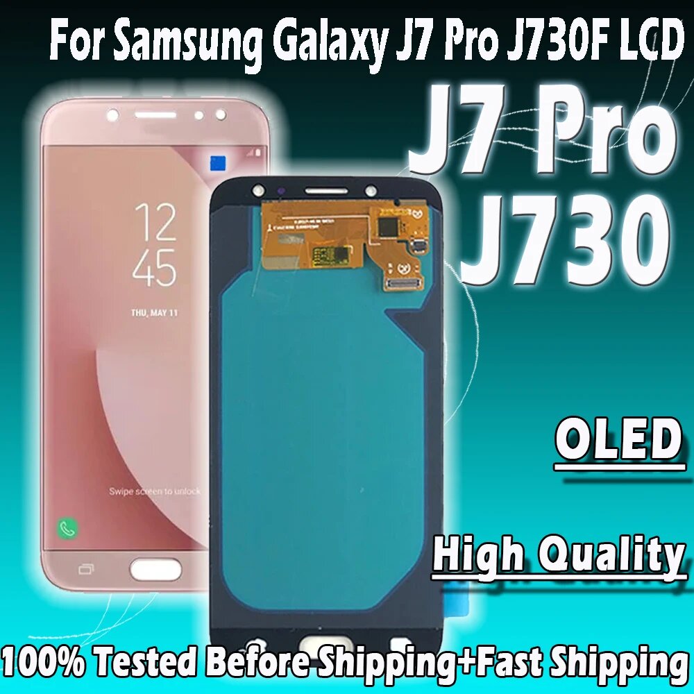 OLED дисплей в сборе Samsung Galaxy J7 Pro 2017, Blue