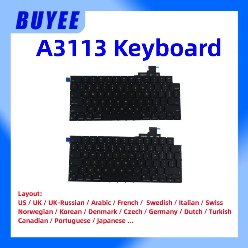 Клавиатура для Macbook Air, русская, RU small