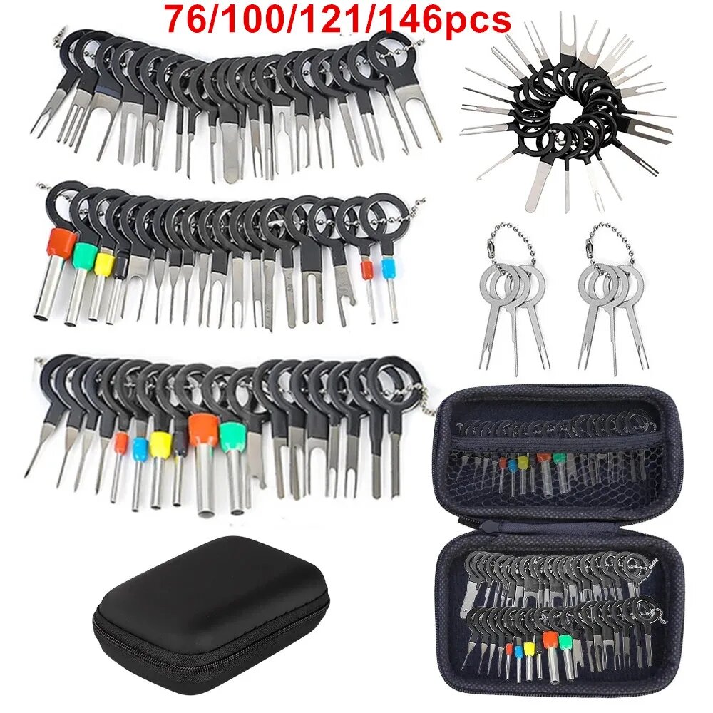 Набор ключей для авторемонта, инструмент для клемм 146pcs Bag Package