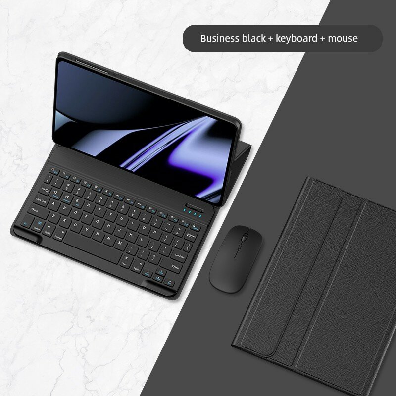 Чехол для Huawei MatePad SE 10,4 дюйма с клавиатурой и мышью, графитово-черный