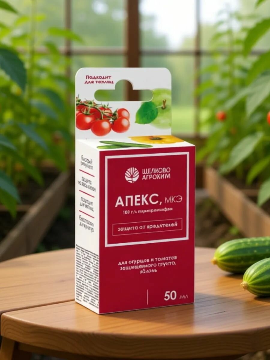 Инсектицид Апекс для защиты от широкого спектра вредителей, 50 мл
