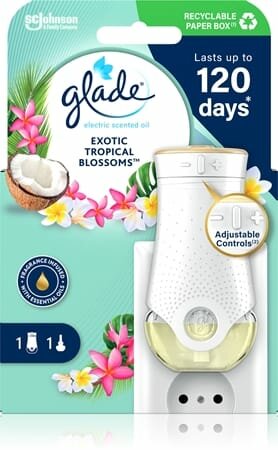 Ароматический диффузор Glade Exotic Tropical Blossoms, унисекс, 20 мл