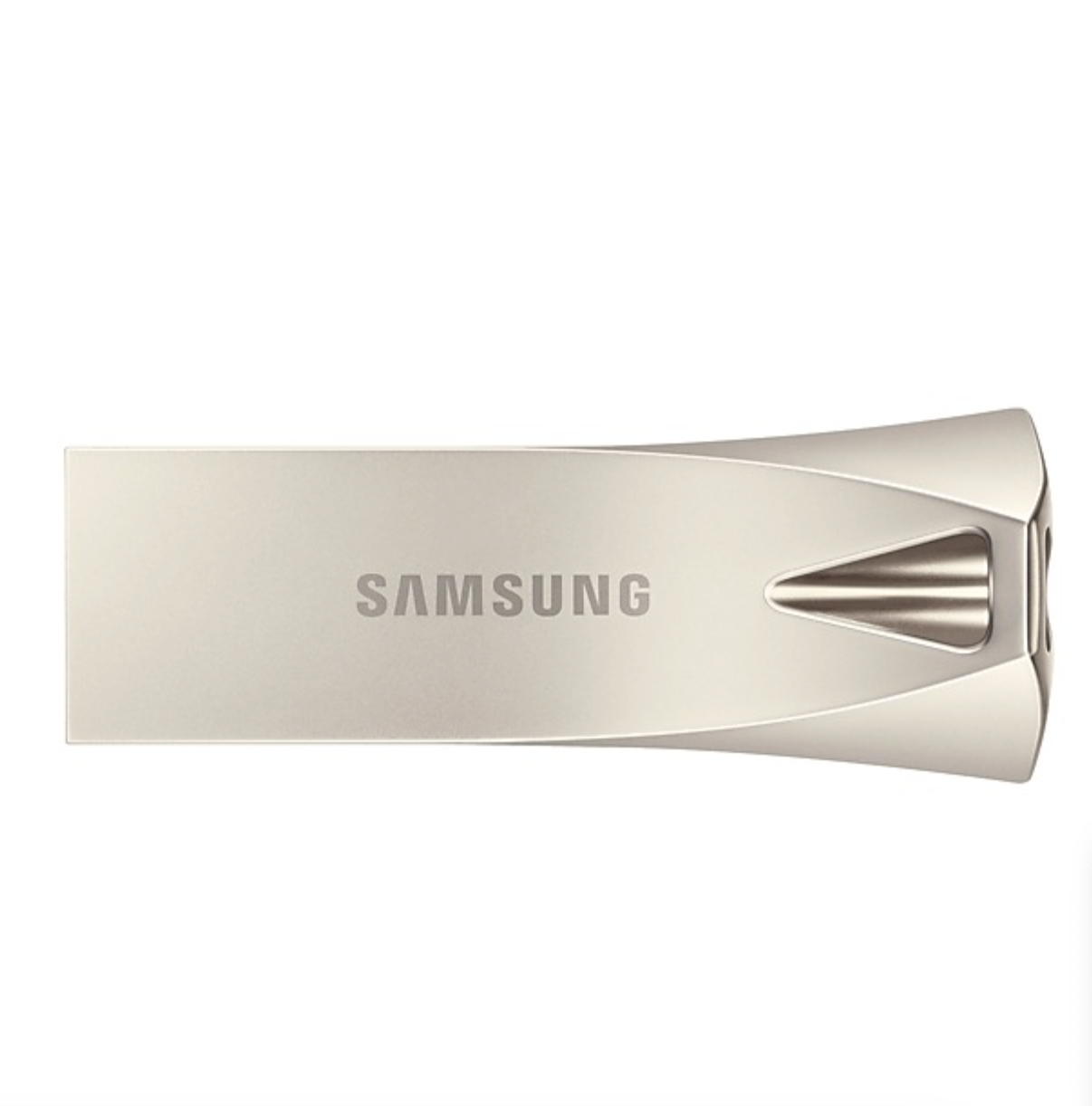 Флешка Samsung Bar Plus, 64 ГБ, USB 3.2 Gen1, металлический корпус, серебристый (MUF-64BE3/APC)