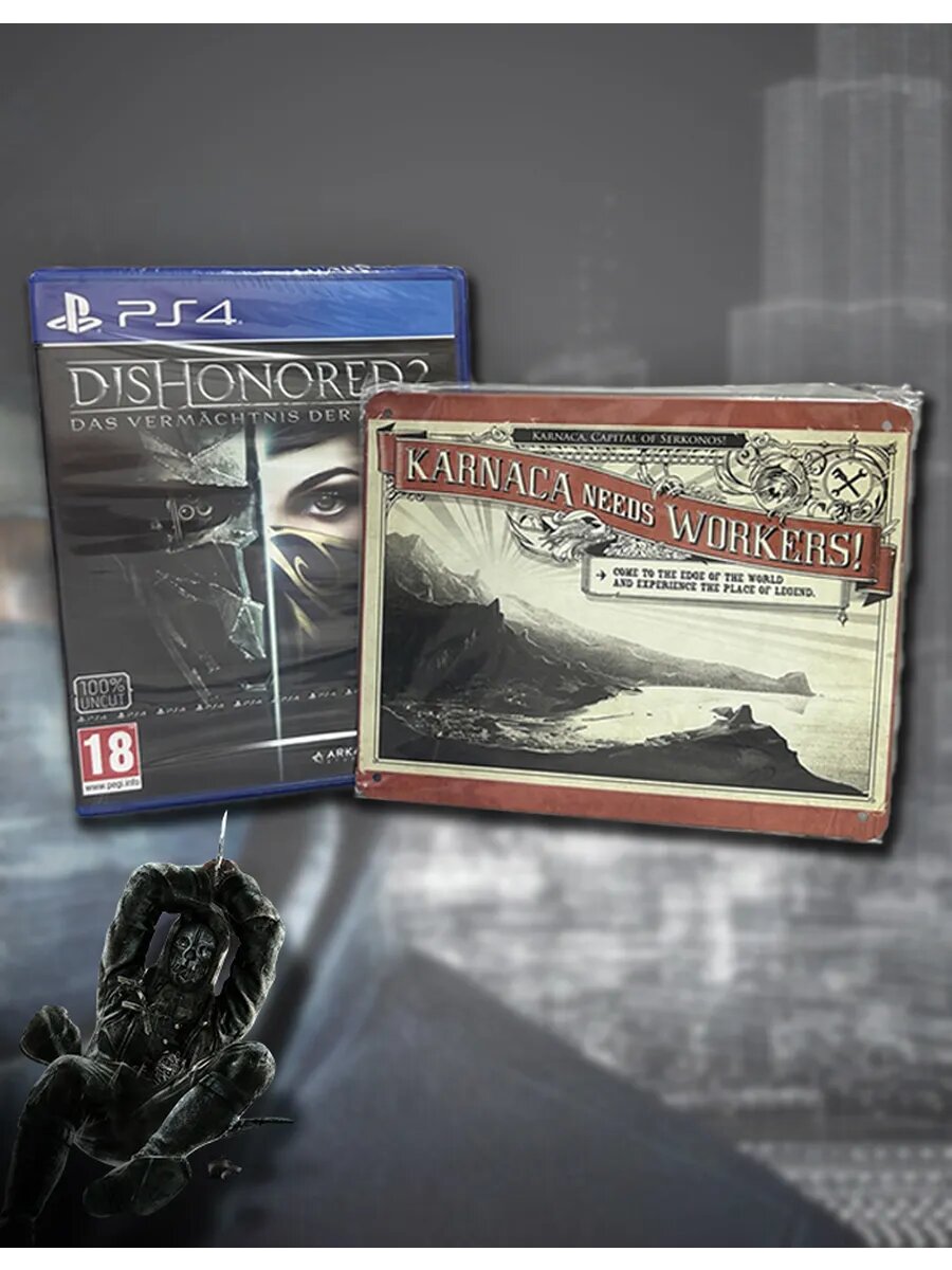 Dishonored 2 (PS 4) + постер — фото 1