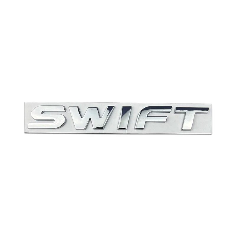 Для SUZUKI Swift металлический сплав передняя эмблема автомобиля задний багажник логотип 3D значок наклейка на руль модифицированное украшение с буквами