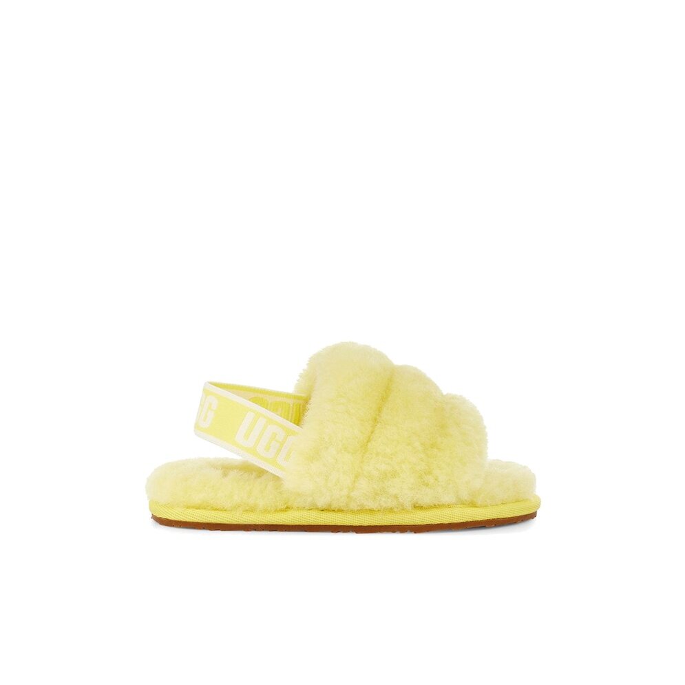 Босоножки UGG FLUFF YEAH, размер EU 28,5 стопа (17.5CM), Желтый — фото 1