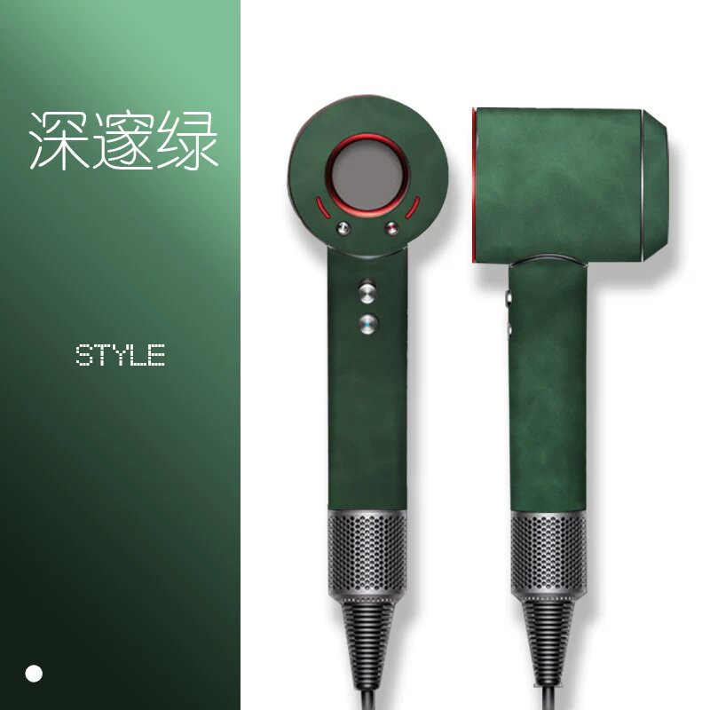 Чехол для сухаря Dyson с кожаной текстурой и глубоким изумрудным зеленым цветом - Прочный мягкий чехол для моделей