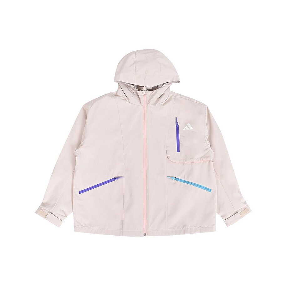 Куртка adidas, размер 164, розовый,