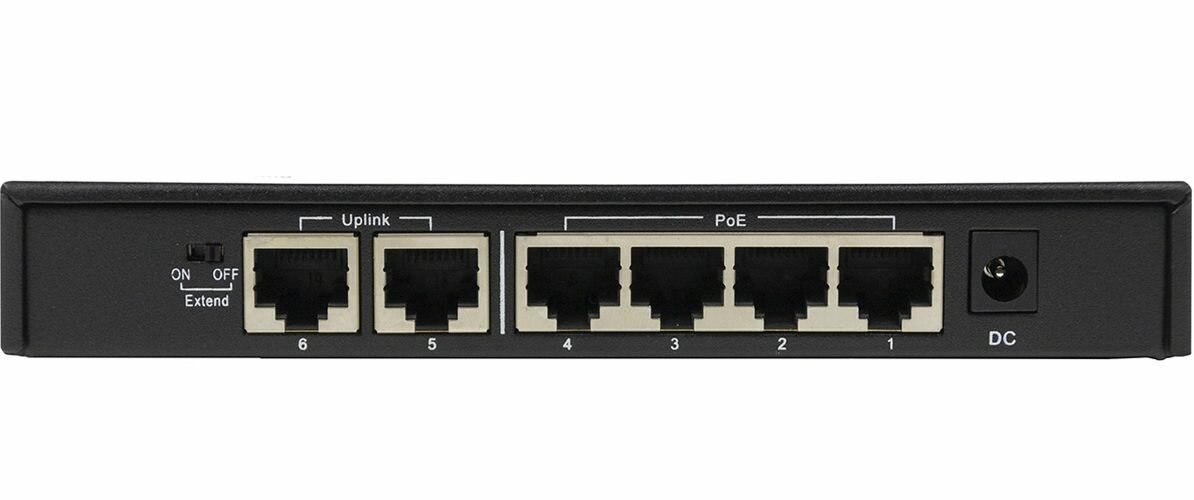 Коммутатор Origo OS1206P/60W/A1A черный