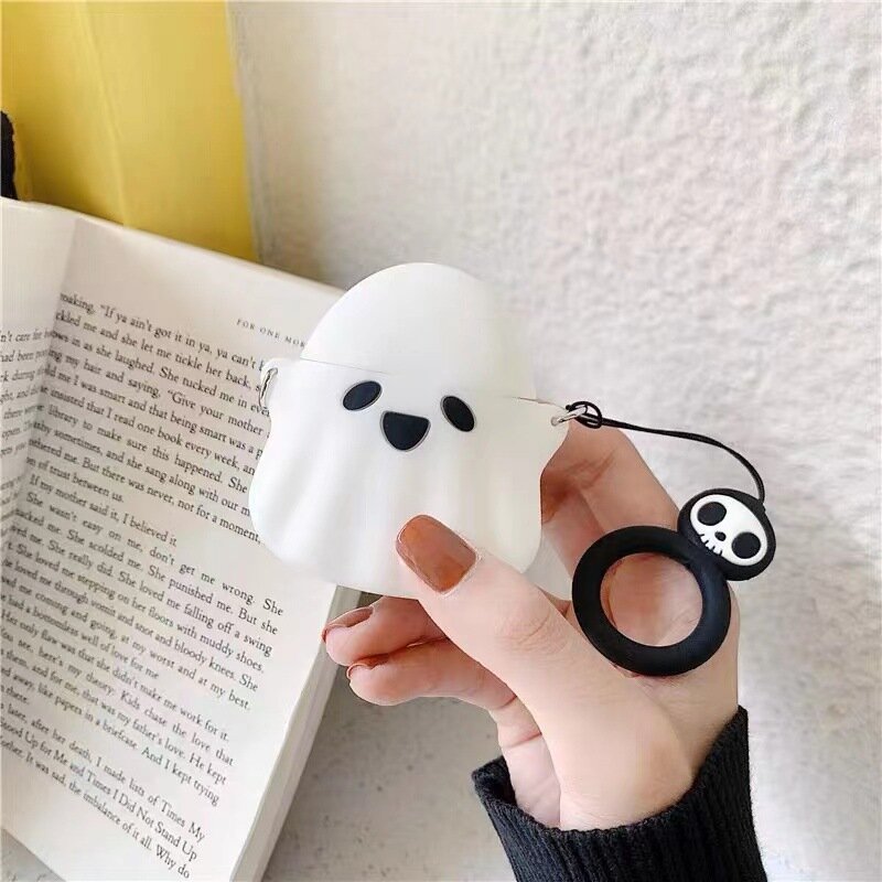 Креативный мультяшный узор, подходящий для чехла AirPods 4, чехла для наушников Apple Pro/Pro 2 поколения, силиконовый противоударный мягкий корпус